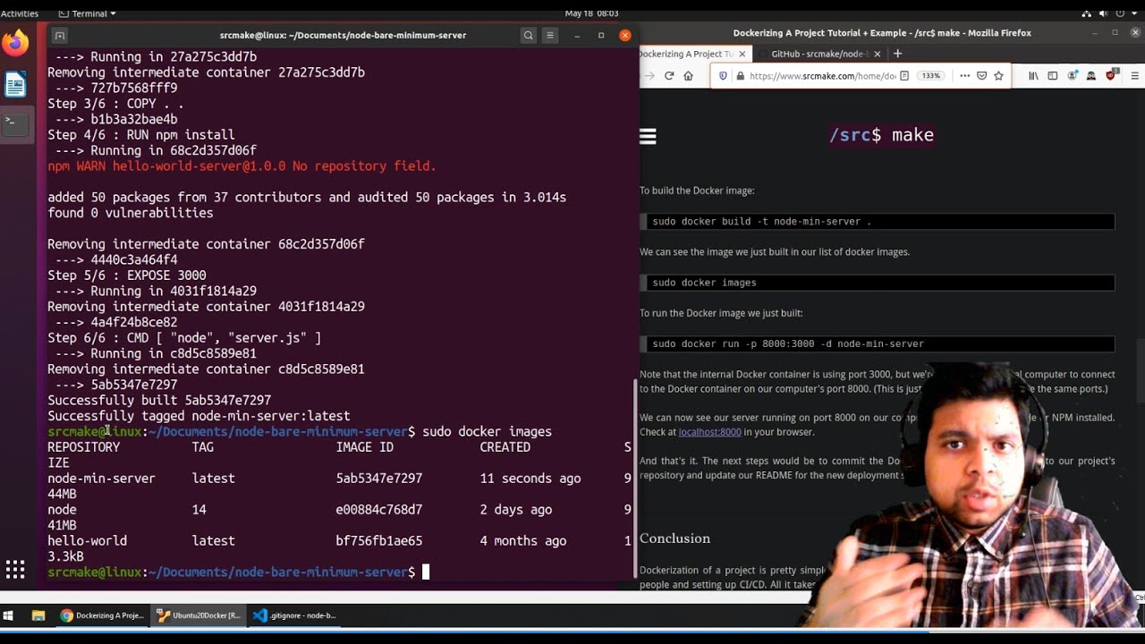 Dockerizing A Project - YouTube