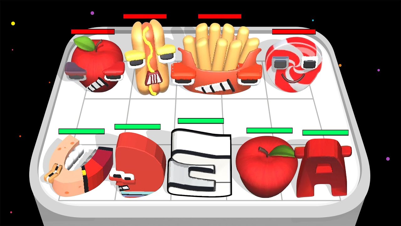 MERGE ALPHABET: Food Battle - Merge Alphabet Lore ⭐ Merge Battles - YouTube