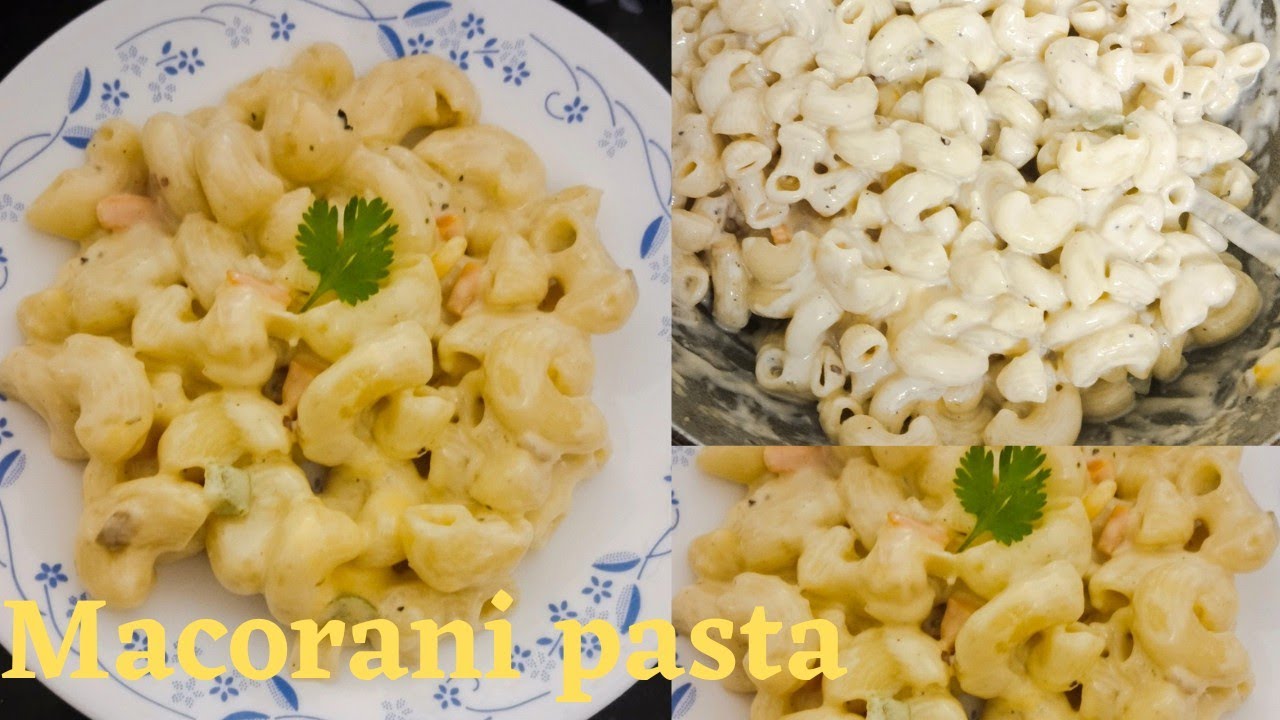 macorani pasta| cheesy & creamy| white sauce pasta| delicious macorani ...