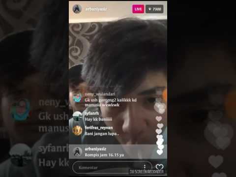 Arbani Yasiz Live IG (Instagram) Makan Mie Instan Pedas Di Lokasi Syuting