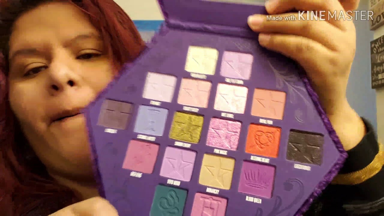 Unboxing the blood lust palette and try on. - YouTube