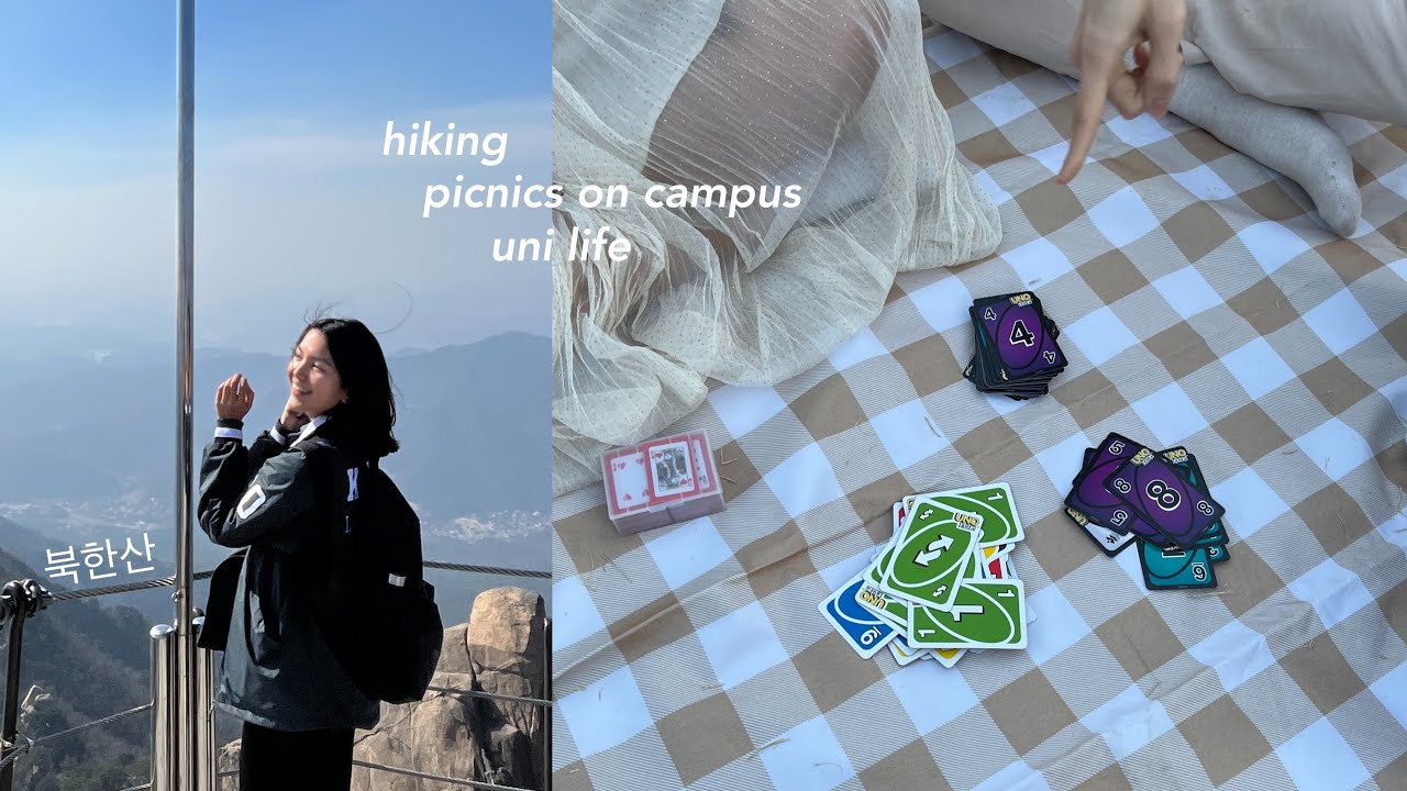 life lately | cafe study sesh, hiking bukhansan, campus picnics, mundane seoul vlog :) - YouTube