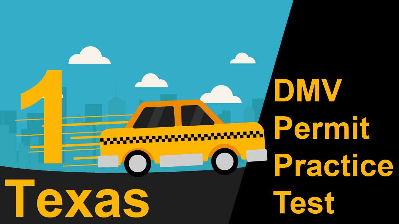 Texas DMV Permit Practice Test 1 - 2018 - YouTube