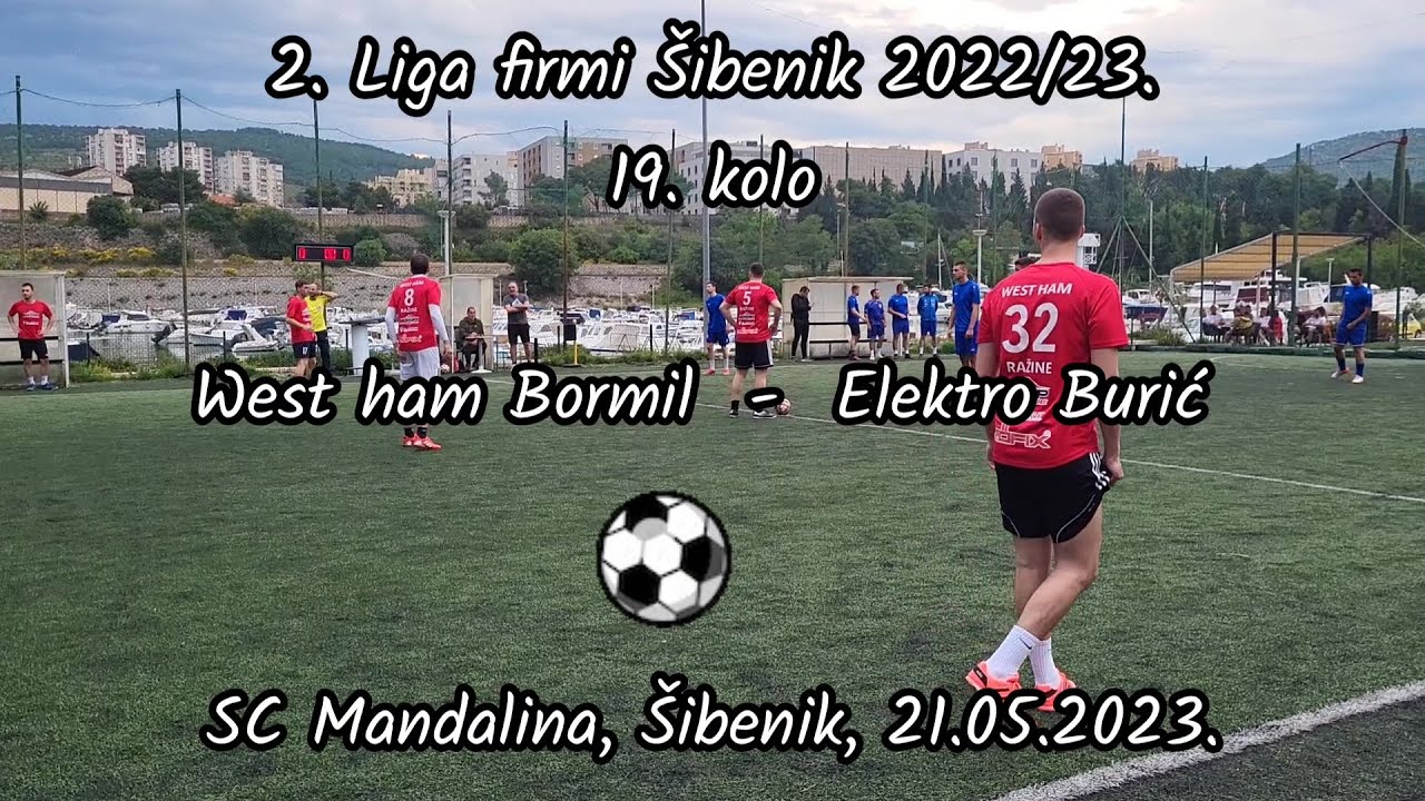 2. Liga firmi 2022/23. - West ham Bormil - Elektro Burić 1:4 - YouTube