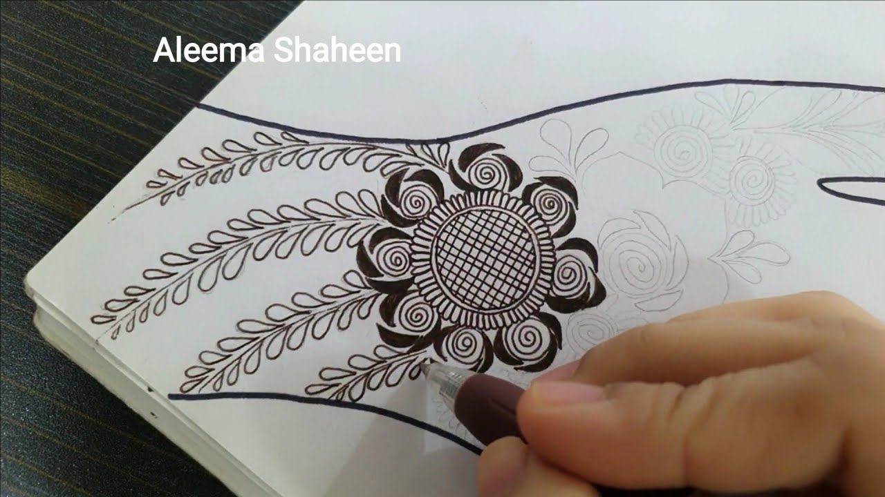 Right Hand Arabic Mehendi Design - Back Hand Gulf Mehndi Designs 2025 ...