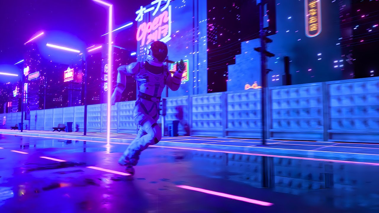 Escaping Cyber City (4 hours of synthwave / chillwave music) - YouTube