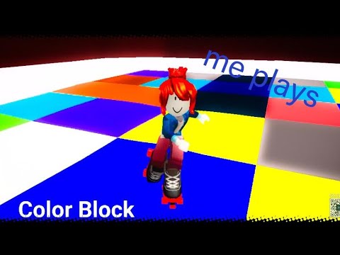 I played colour blocks in roblox #roblox - YouTube