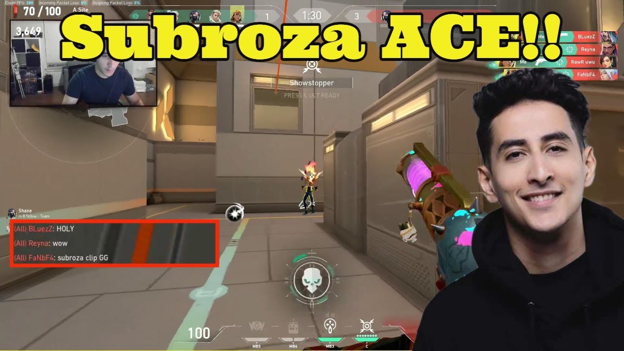 Even The Enemy Team Were IMPRESSED With This ACE From Subroza!! - YouTube