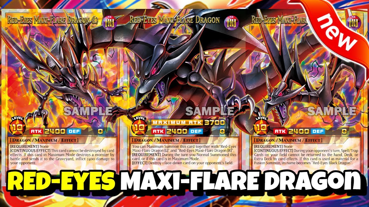 New Red-Eyes Maxi-Flare Dragon!!! Deck Testing - Yu-Gi-Oh Rush Duel ...