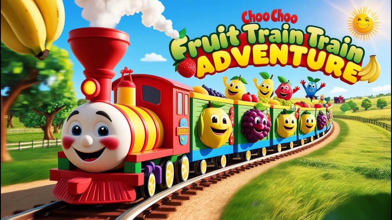 🚂 Choo Choo Fruit Train Song | Part 2 | Fun Learning with Fruits for ...