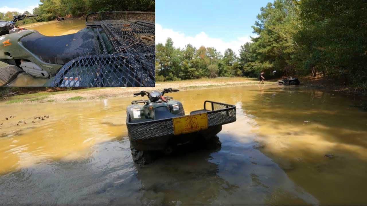 Water riding with the rancher - YouTube