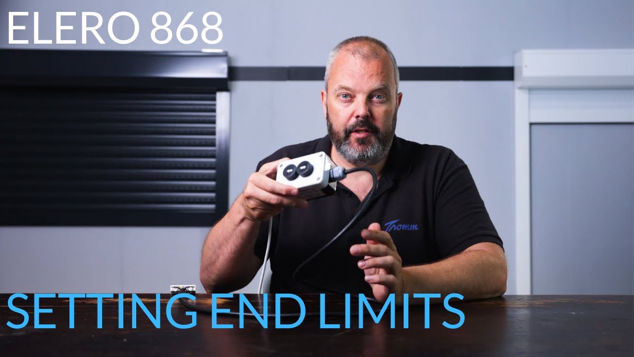 Setting / programming end limits on elero 868 and wired motors with the ...