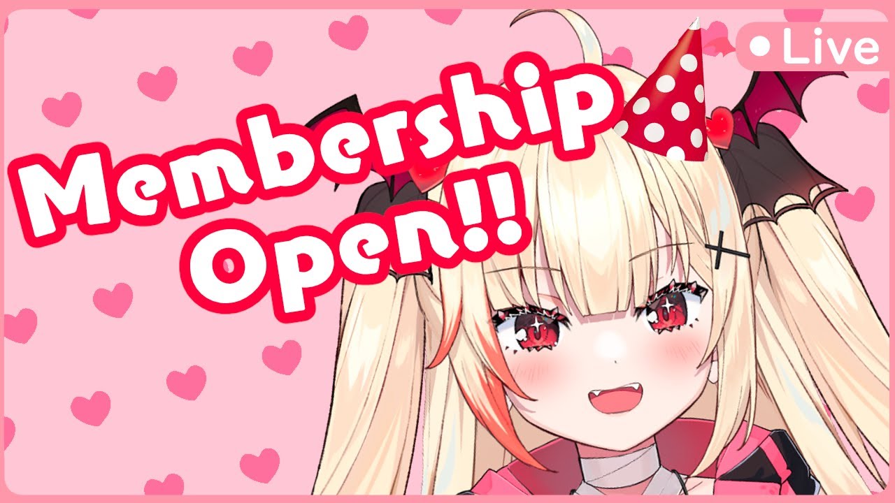 MEMBERSHIPS ARE NOW OPEN!! CELEBRATION!! - YouTube