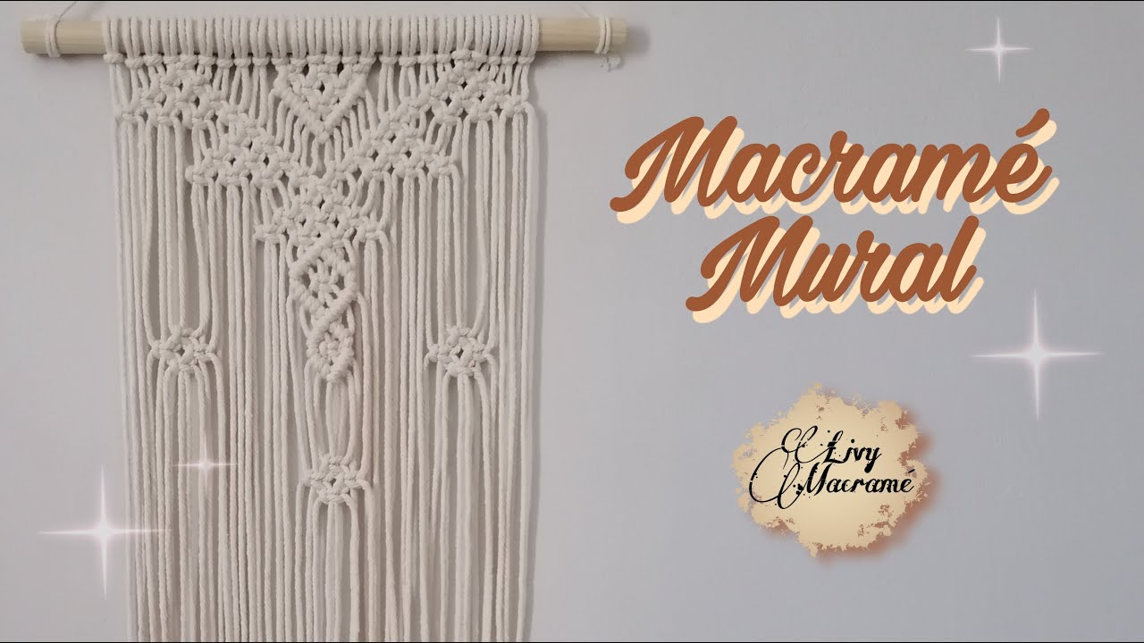 DIY macramé mural #9 | Livy Macramé - YouTube