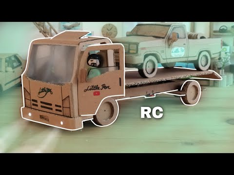 Kartondan Araba Çekicisi Yapımı! How To Make Car truck from cardboard | DIY HANDMADE | Isuzu NPR