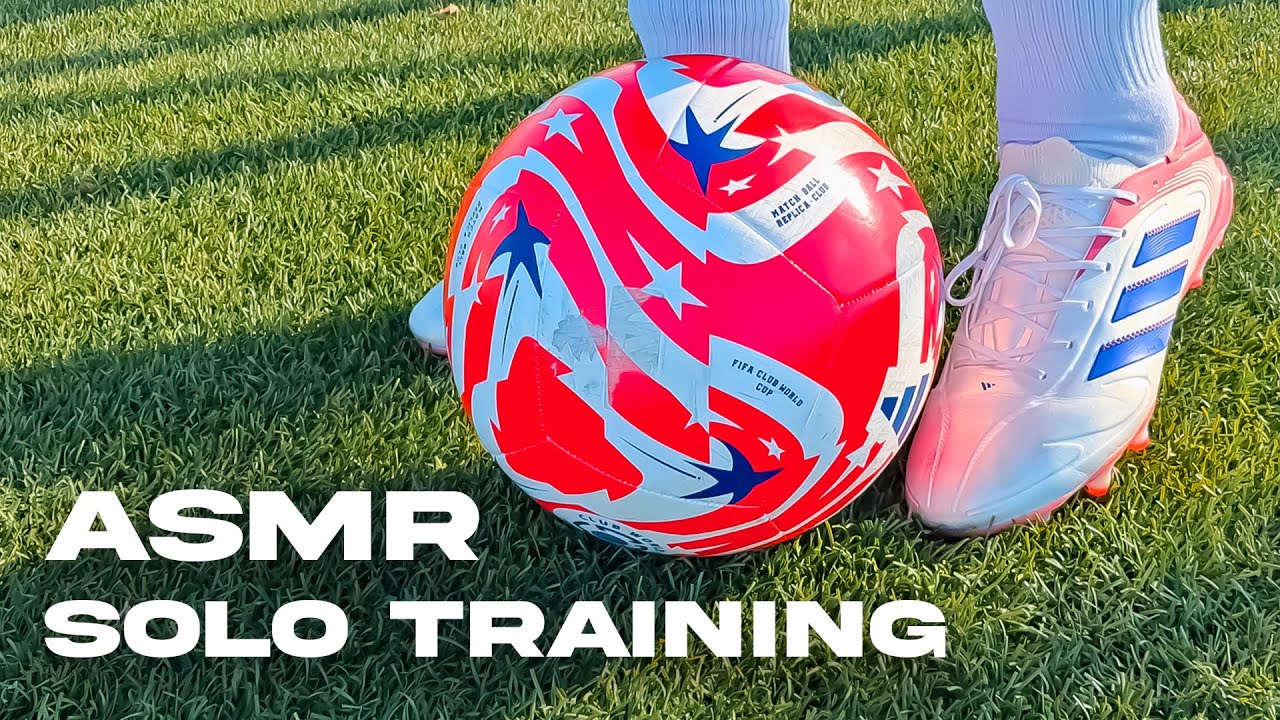 ASMR Training Session for Football / Adidas Copa Pure Elite - YouTube
