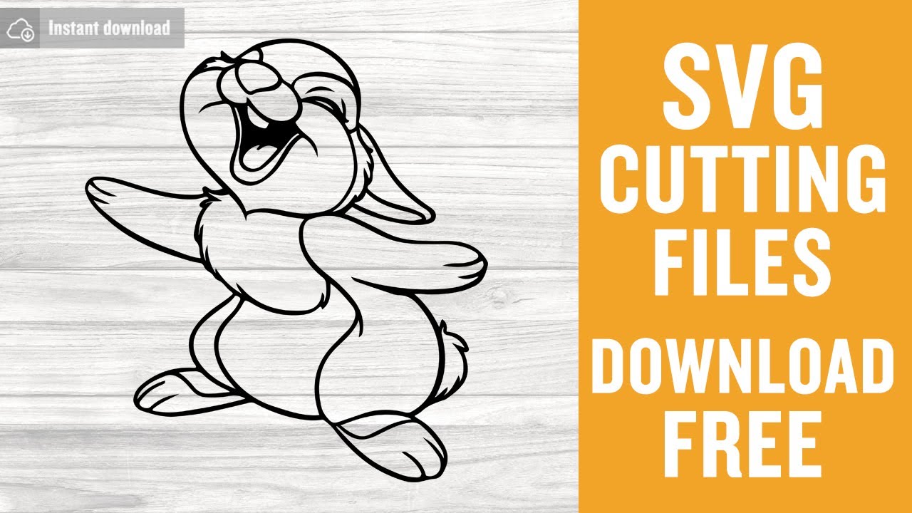 Thumper Svg Free Cut File for Cricut - YouTube