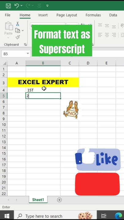 Superscript in excel 🔥#viral #shorts #excel #microsoftexcel #trending #exceltips #subscribe # ...