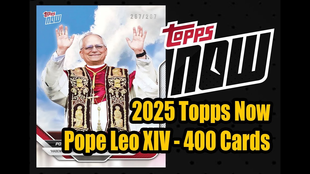 400 Card Purchase SP SSP Pope Leo XIV - 2025 Topps NOW - Card POPE - PR ...