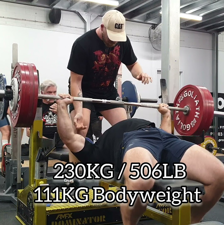 Bench Press 230KG - 111KG Bodyweight - YouTube