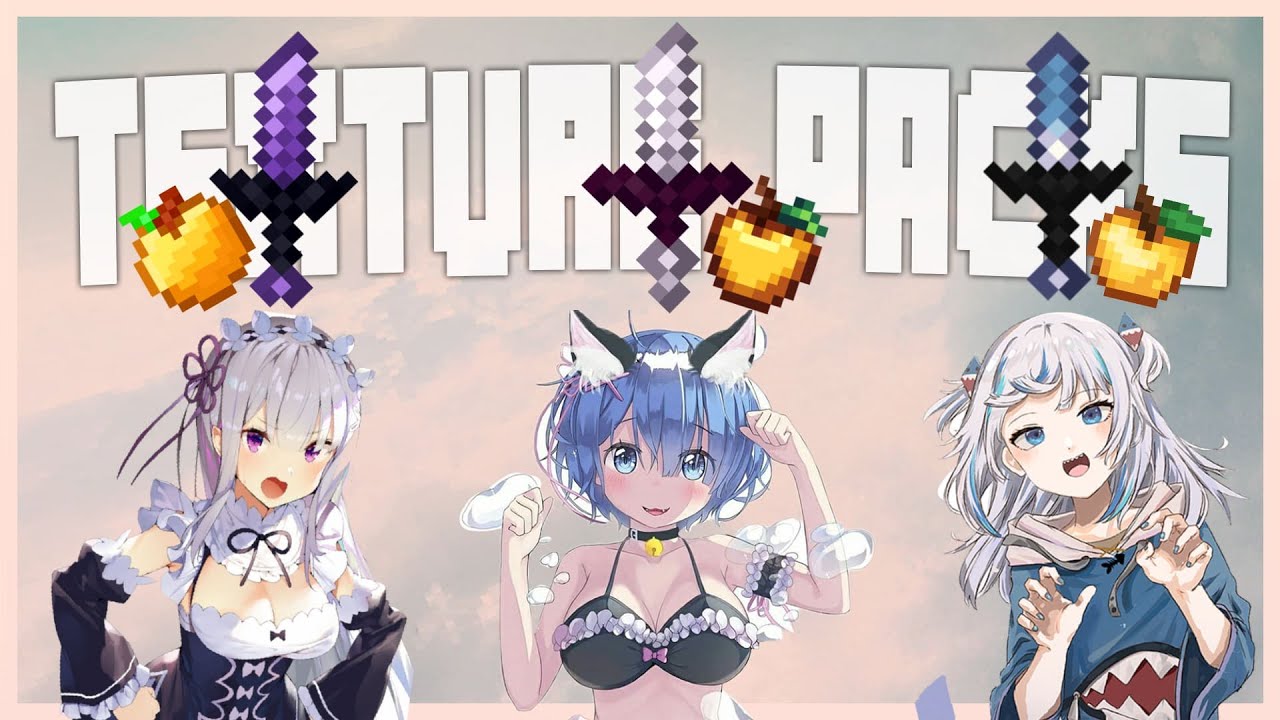 👉MEJORES TEXTURE PACKS⚔️ANIME 16X 💥FPS BOOST (1.7.X -1.8.X) [2021 ...