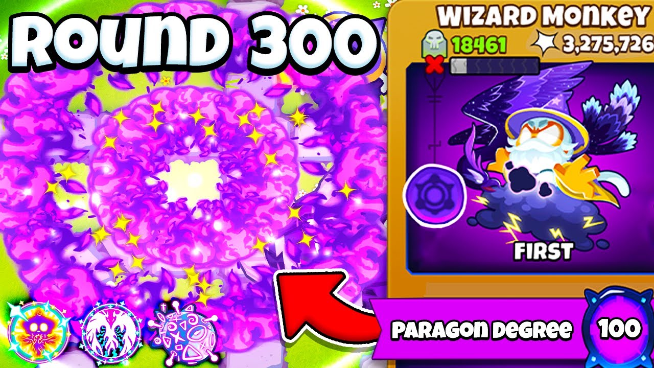 Can Wizard Paragon beat round 300? (BTD 6) - YouTube