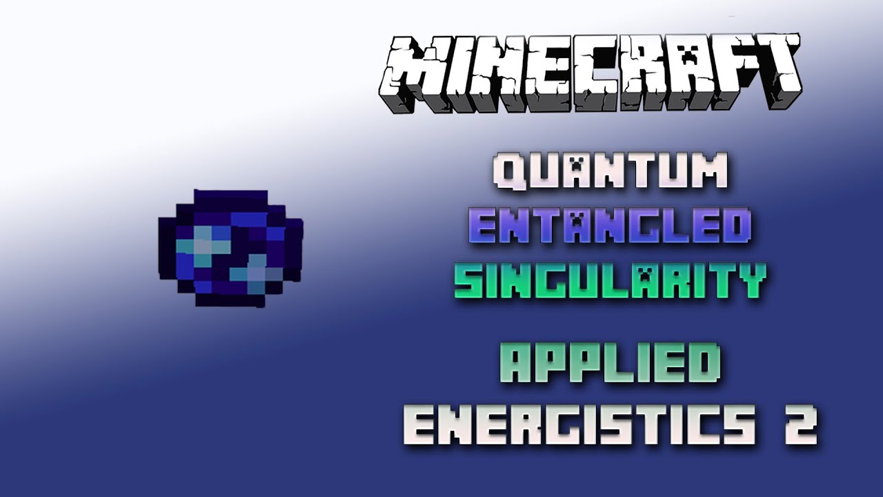 Quantum Entangled Singularity 📀 Minecraft Applied Energistics Tutorial 1.16.5 📀 Deutsch / German ...