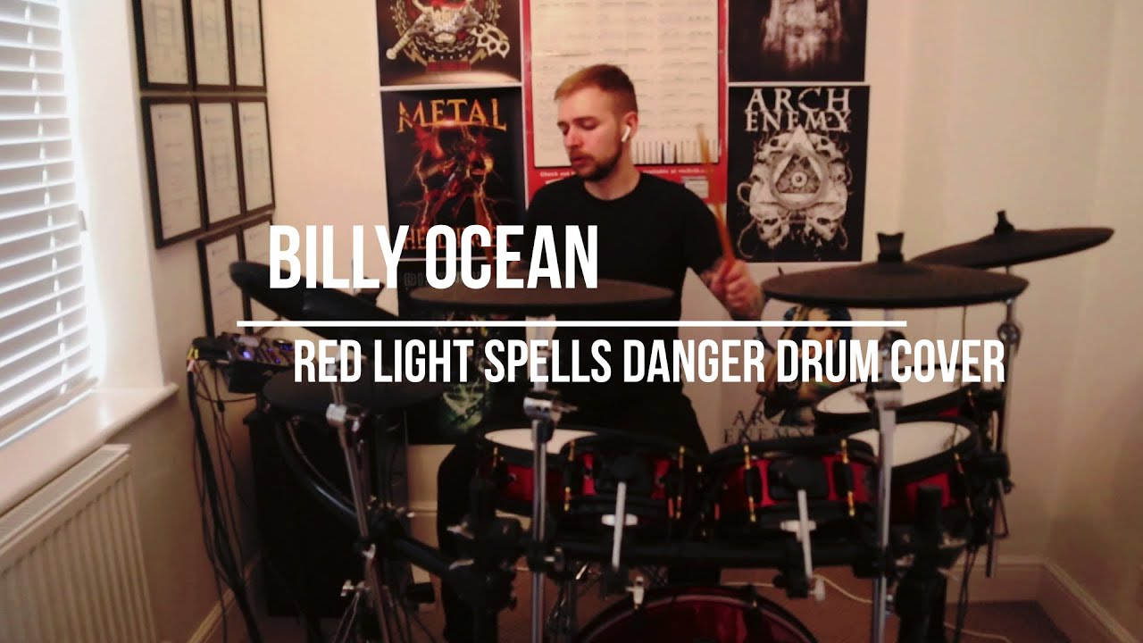 Billy Ocean - Red Light Spells Danger - Drum Cover - YouTube
