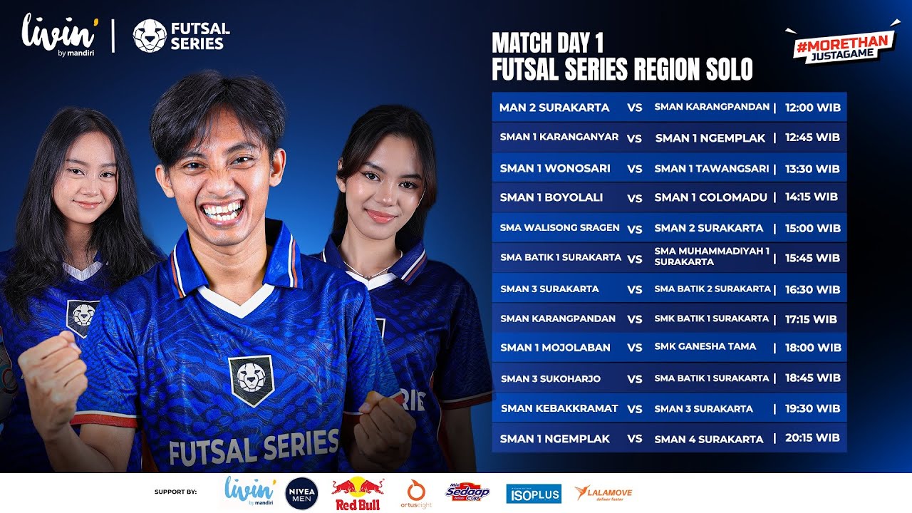 SMAN Karangpandan vs SMK Batik 1 Surakarta | Match 8 | Futsal Series ...