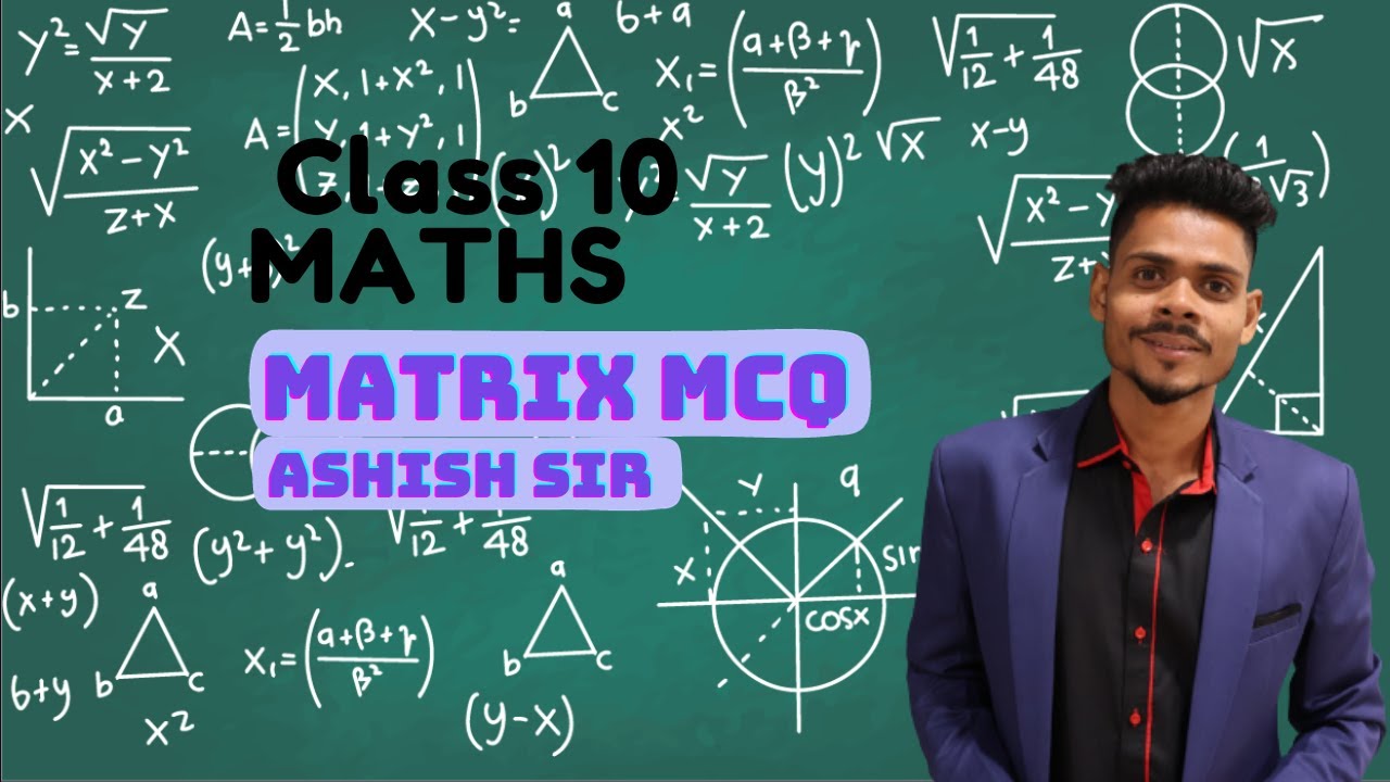 Class 10 maths|matrix|mcq - YouTube