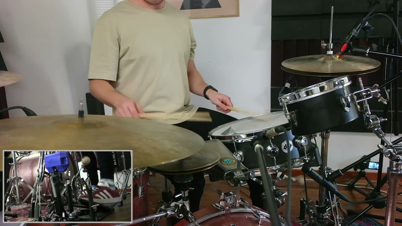 Left Foot 2:3 Rumba Clave - Drum Groove Improvisation - YouTube