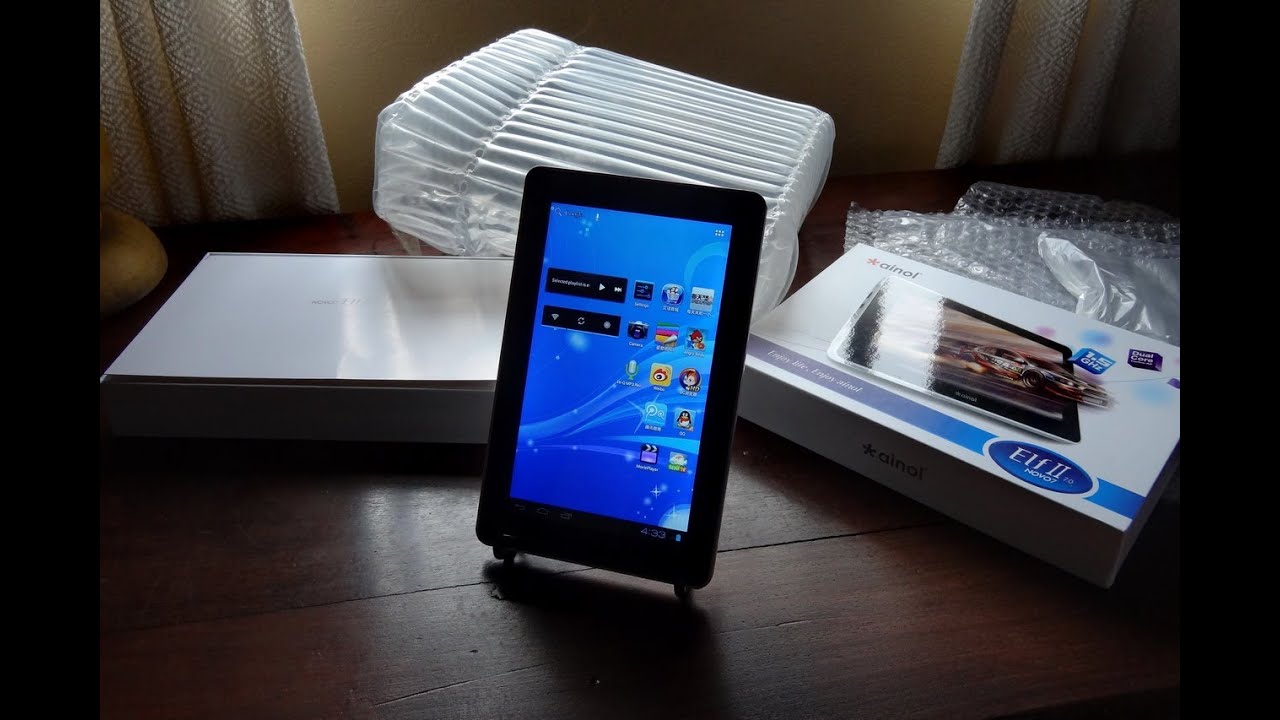Ainol Novo 7 Elf II - Pandawill New Packaging - Unboxing - YouTube
