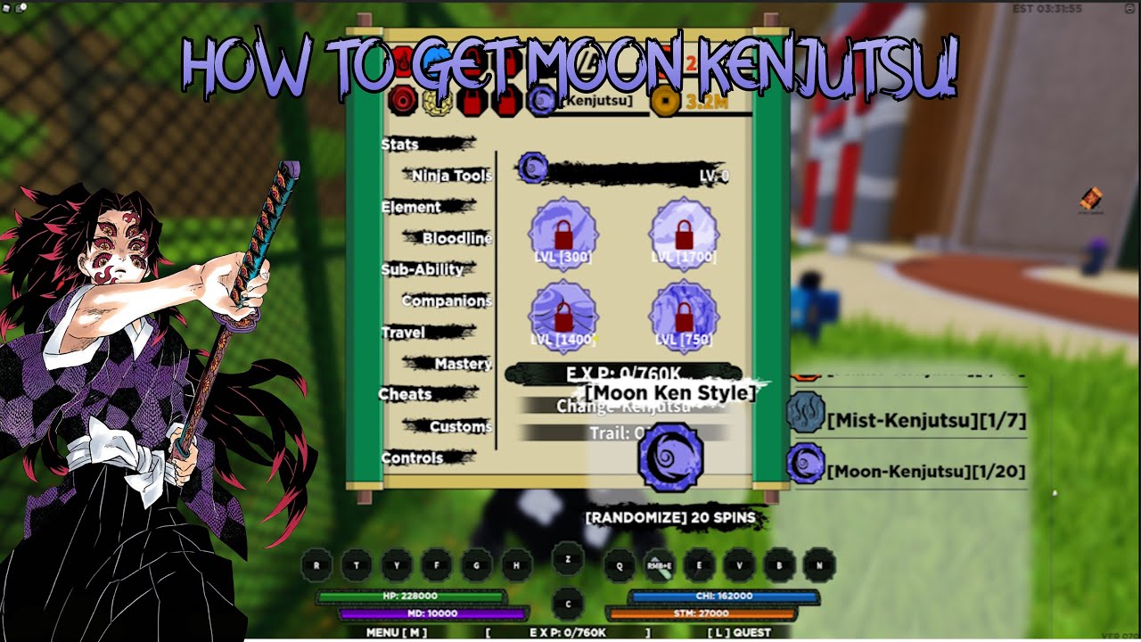 How To Get Moon Breathing Kenjutsu! | Shindo Life Roblox - YouTube