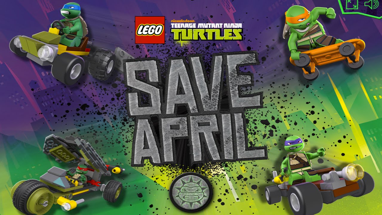 Lego Teenage Mutant Ninja Turtles: Save April (Playthrough, Gameplay ...