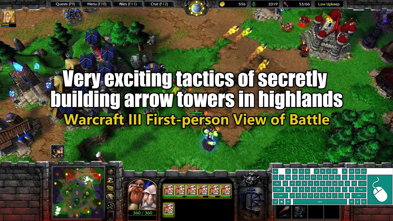Very exciting tactics of secretly building arrow towers in highlands ...