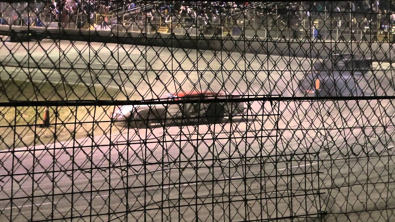 Open Wheel Modified Crash at Punta Gorda Speedway - YouTube