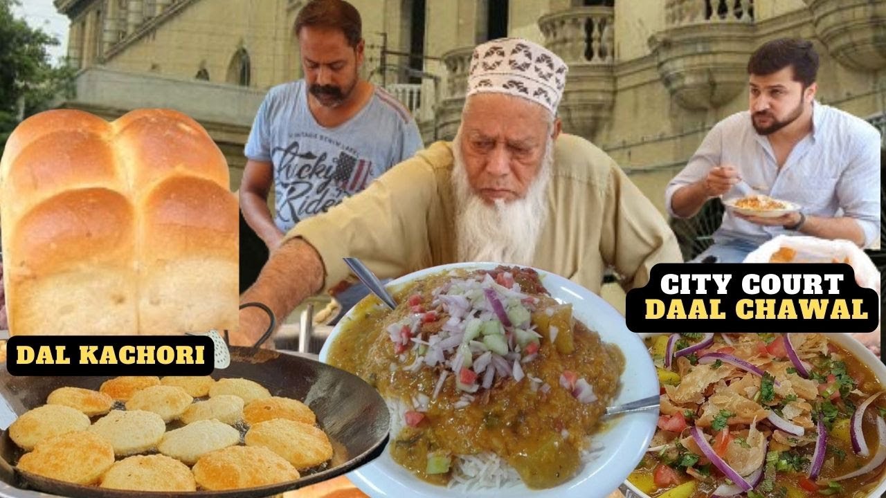 Karachi City Court Street Food Dal Chawal Rs100 Only.l Dal Kachori ...