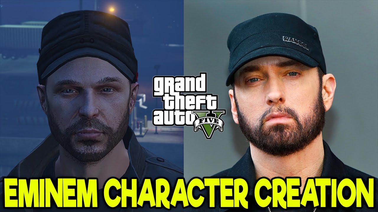 EMINEM CHARACTER CREATION GTA 5 ONLINE 2022 | PS4,PS5,XBOX,PC - YouTube