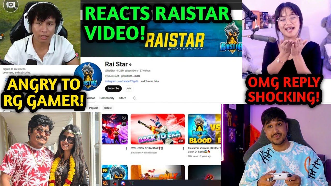 YOUTUBER'S REACTS - RAISTAR New Video !😮| FINALLY - @RaiStar Comeback ...