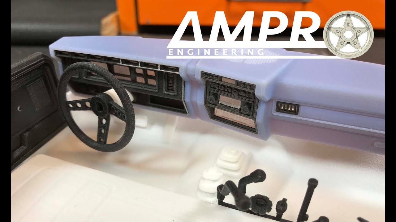 e127: Ampro Tamiya F150 Ranger and Blackfoot Interior, part 1 - YouTube