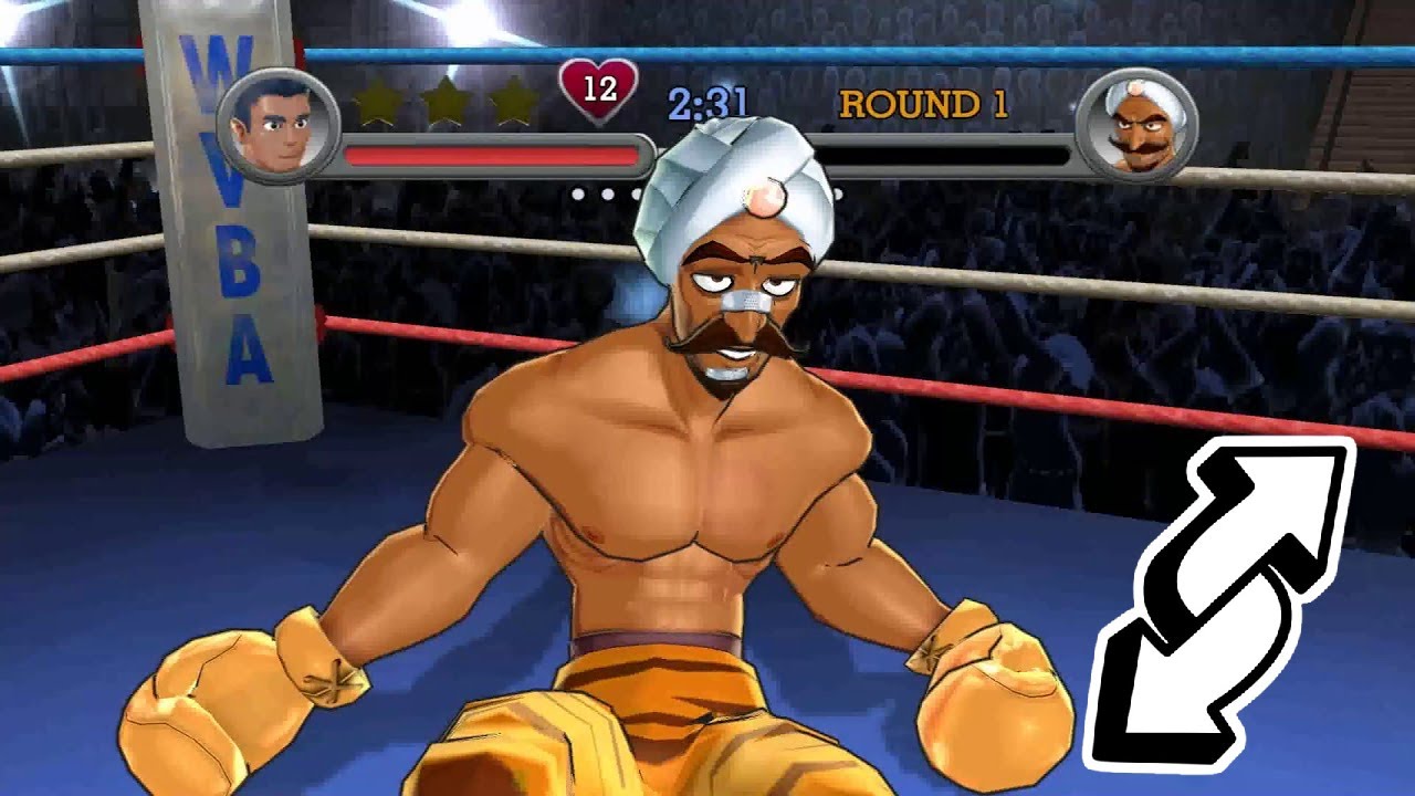 Punch Out Wii Great Tiger fight in reverse - YouTube