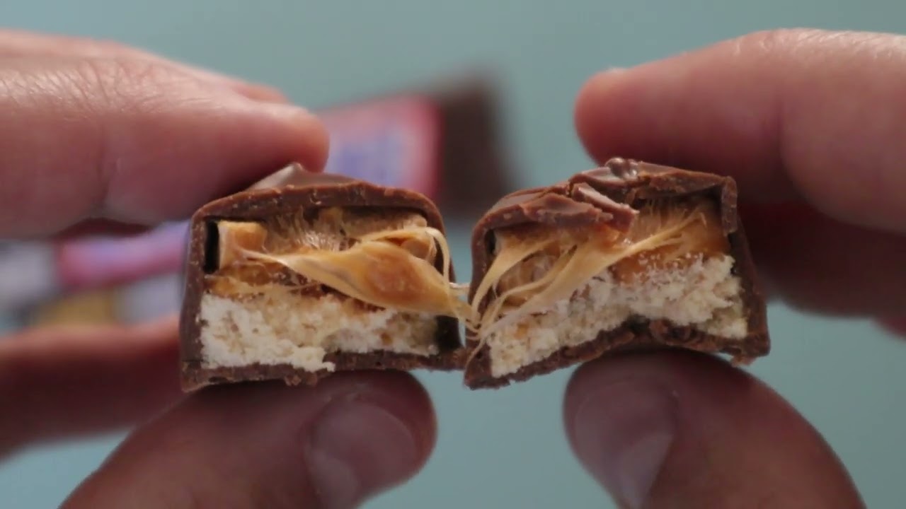 Mukabang SNICKERS Chocolate Bar / What is Inside - YouTube