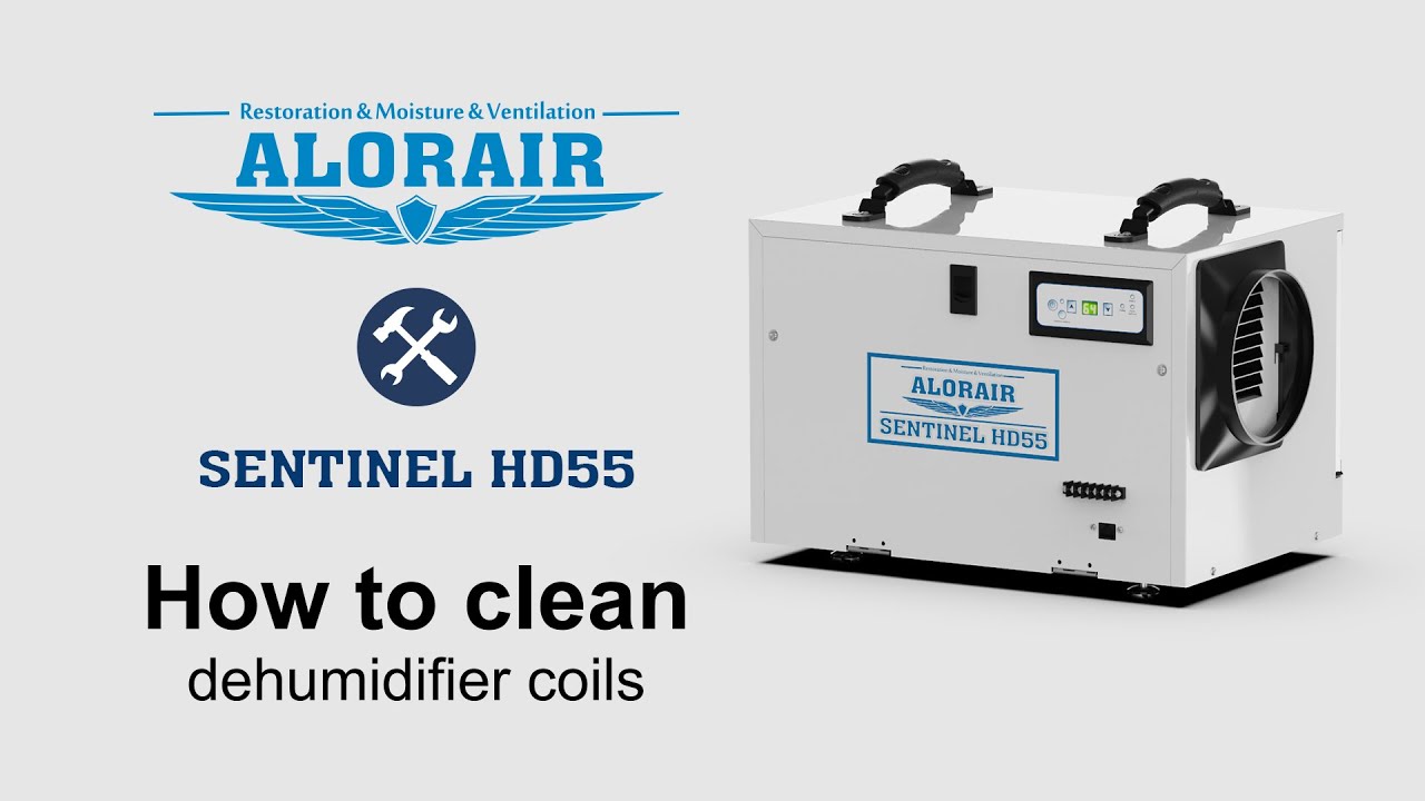 Clean the Coils in Sentinel HD55 Conventional Dehumidifier - AlorAir ...