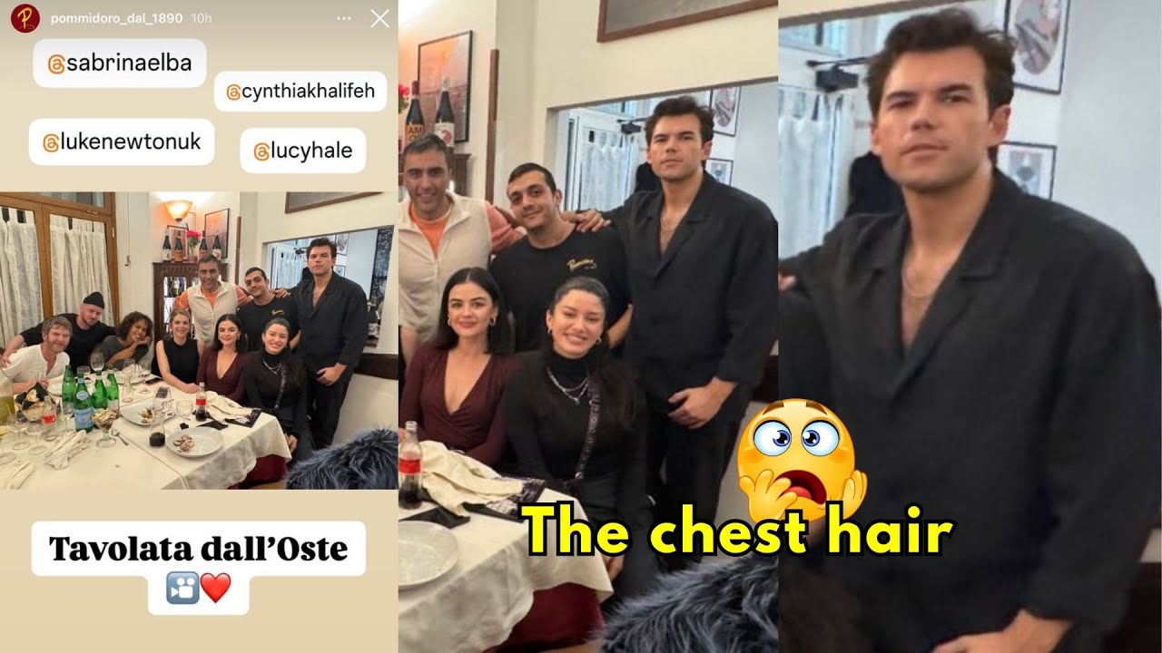 OMG Luke Newton, Lucy Hale and the ‘White Mars’ cast in Rome!! And he’s ...