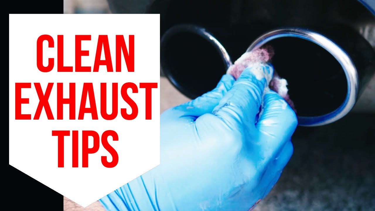 The Easiest Way To Clean Exhaust Tips At Home - YouTube