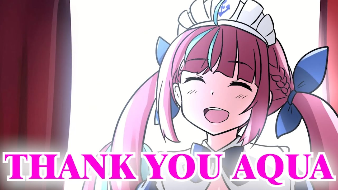 HOLOLIVE MINATO AQUA - THANK YOU VIDEO - YouTube