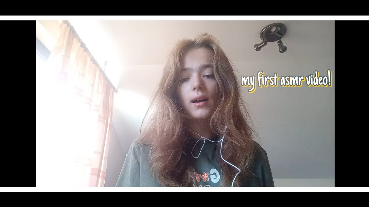 hi! my first asmr video // lofi asmr - YouTube