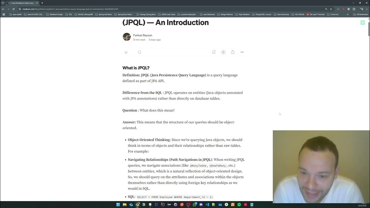 1. JPQL (Java Persistence Query Language) Explained – What is JPQL? - YouTube