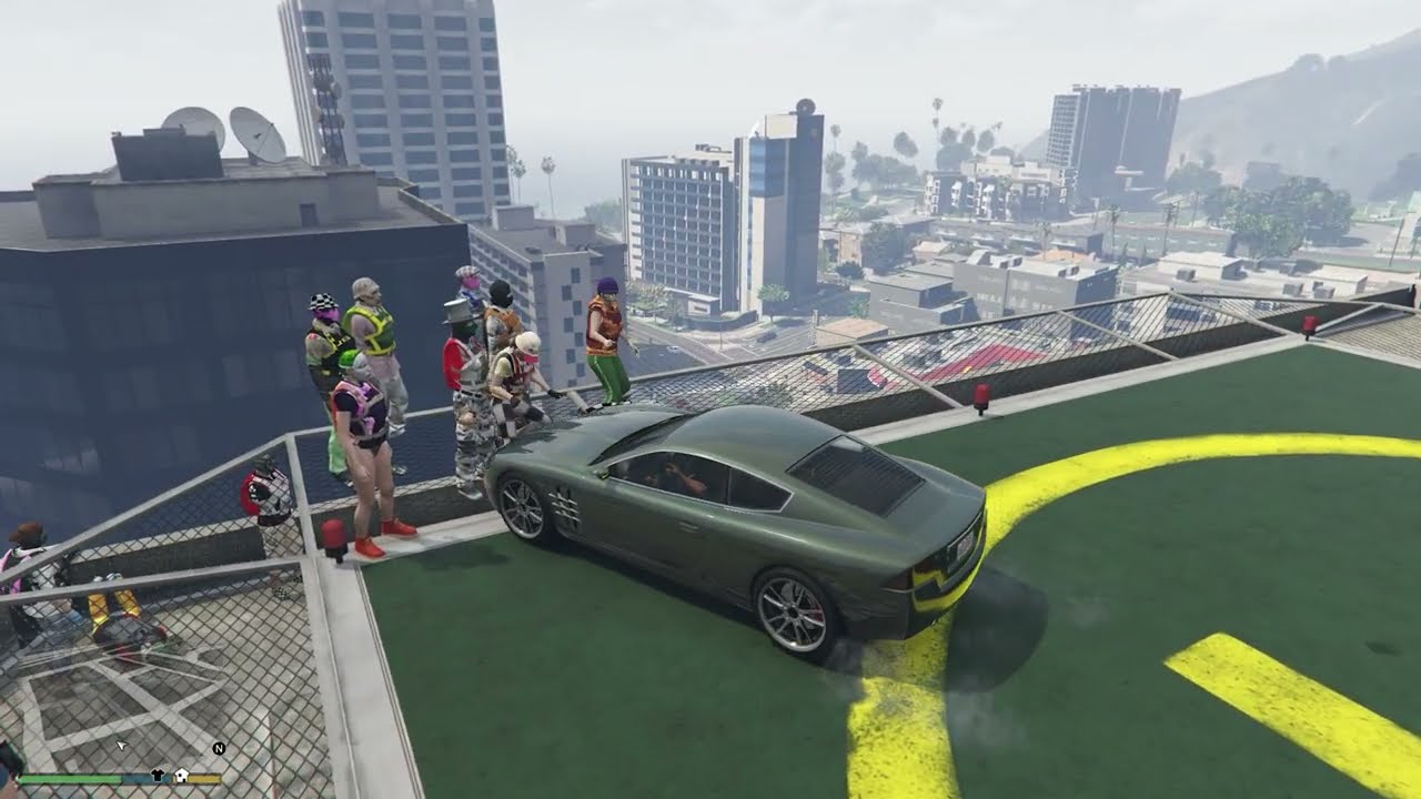 GTA 5: Falling Off the Highest Buildings Compilation #2 Funny and Epic ...