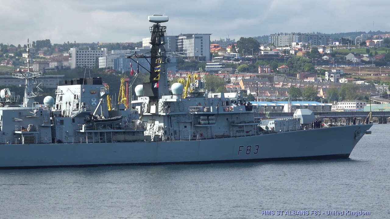 HMS ST ALBANS F83 Arrives at La Coruna coming from Lisboa (PT) - 20 ...